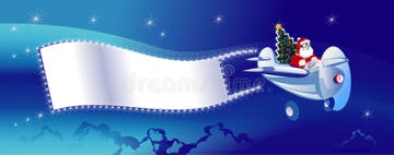 Santa - a pilot stock illustration. Illustration of flight - 12116265