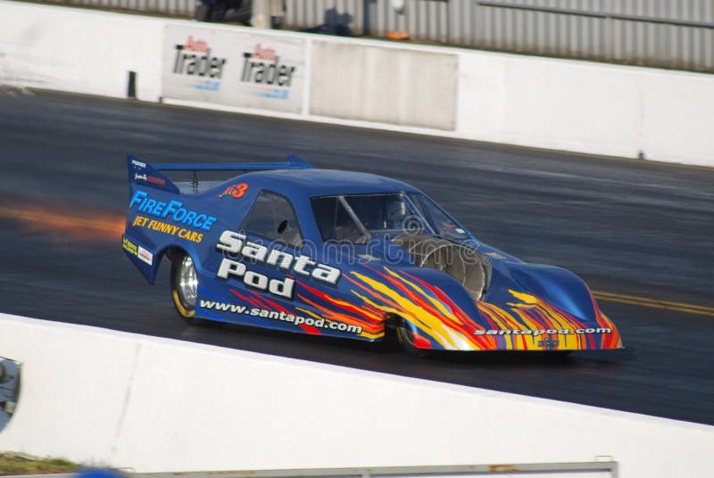 Santa Pod Jet Car editorial image. Image of racing, dragstrip - 32572170