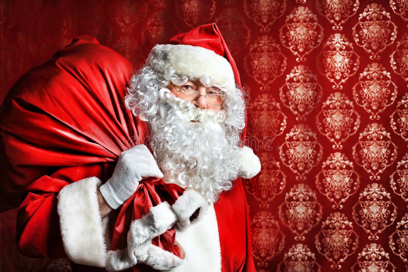 Santa with presents stock photo. Image of lifestyle, background - 17128600