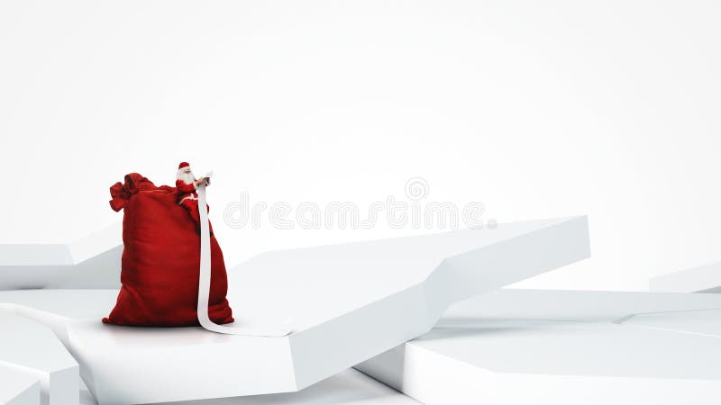 Santa reading long list stock photo. Image of large, adult - 47436454