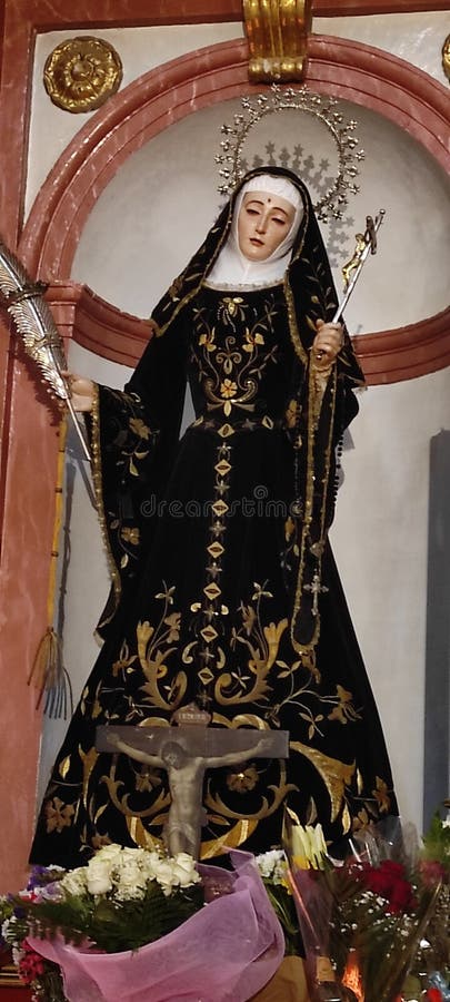 Santa rita image-granada stock photo. Image of flower - 243830726