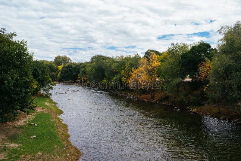 Santa Rosa De Calamuchita in Autumn Stock Photo - Image of america ...