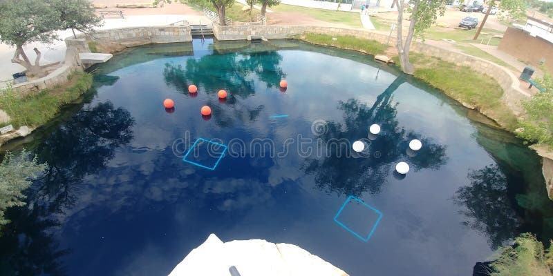 Blue hole spring stock image. Image of santa, hole, spring - 100761457