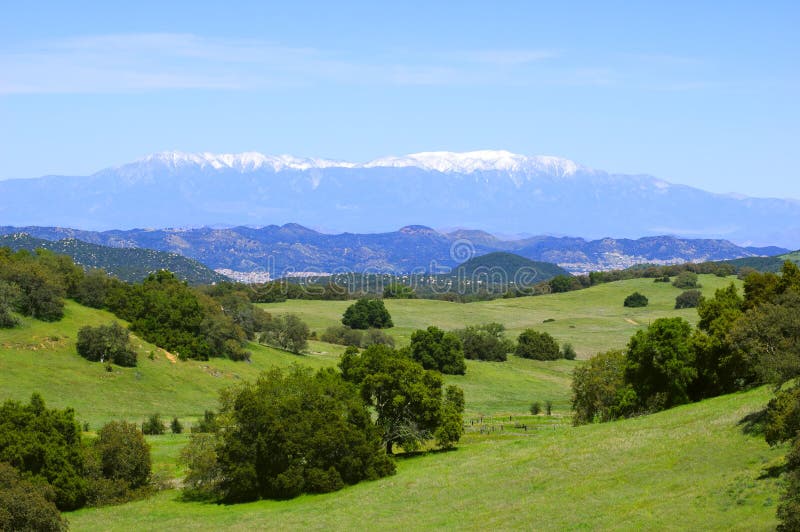 Santa Rosa Plateau in Spring Stock Photo - Image of environment, quiet ...