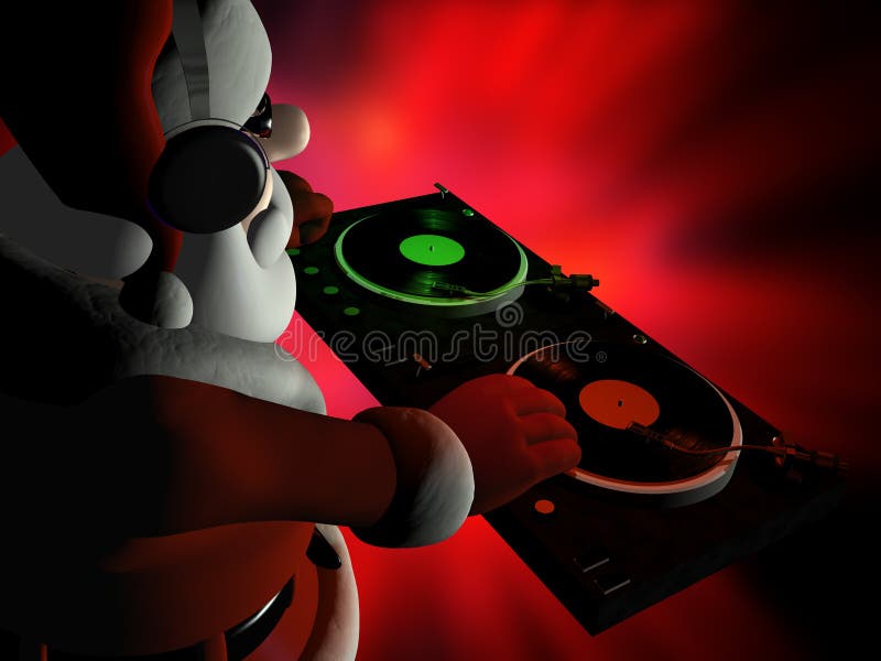 Santa s in Da House 3 stock illustration. Illustration of disco - 2650832