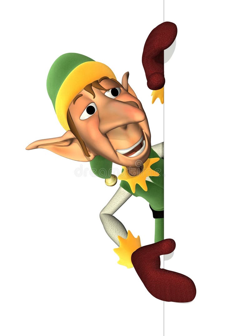 Elf Peeking Stock Illustrations – 115 Elf Peeking Stock Illustrations ...