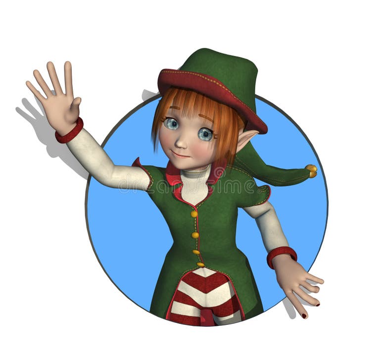 Elf Waving Stock Illustrations – 885 Elf Waving Stock Illustrations ...