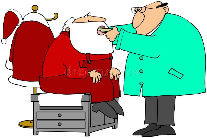 Sick Santa stock illustration. Illustration of medical - 16986025