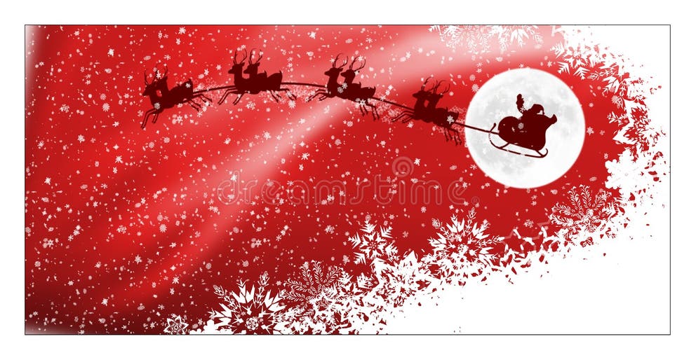 Santa s sleight stock illustration. Illustration of sleight - 26929506