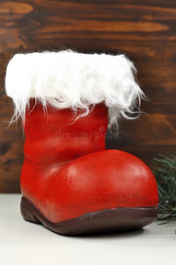 Santa s stocking stock image. Image of germany, decoration - 27628455