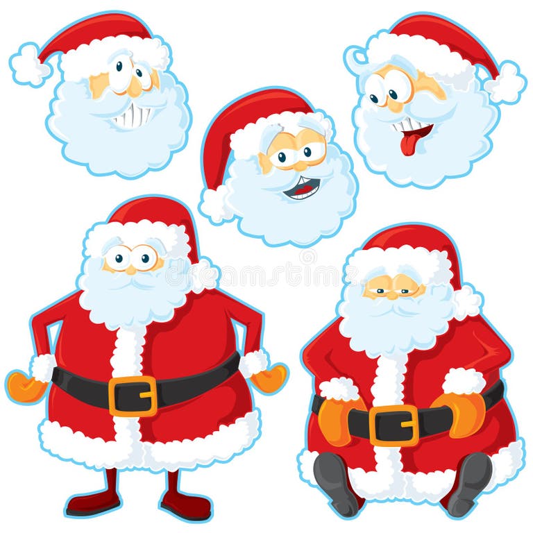 Santa Thinking Stock Illustrations – 940 Santa Thinking Stock ...