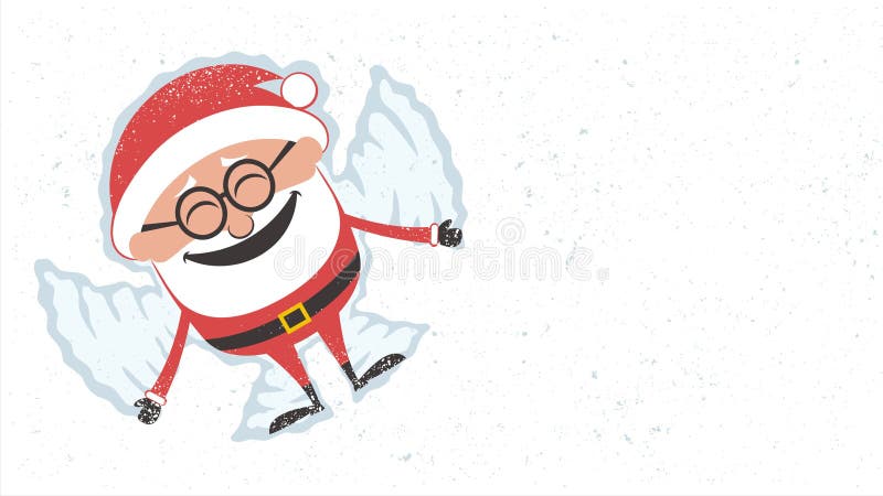 Santa Snow Angel stock footage. Video of angel, merry - 96144452