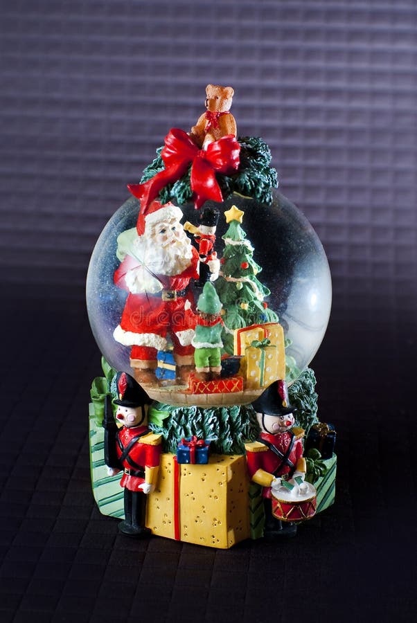 Santa Snow globe stock photo. Image of santa, sphere - 21636362