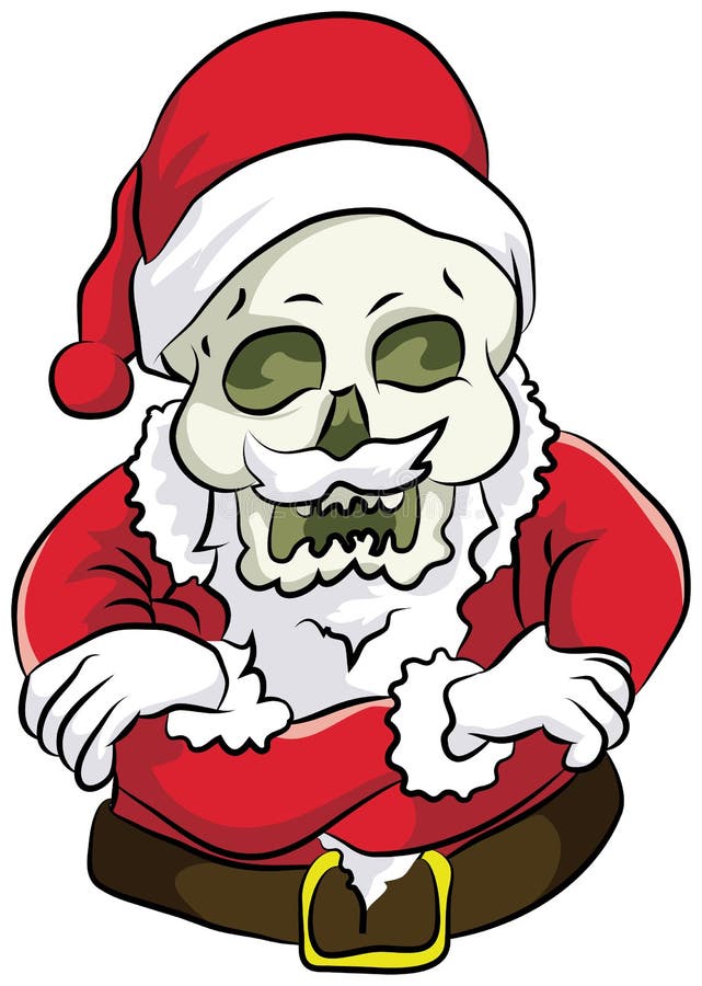 Santa stand cool stock illustration. Illustration of ilustration - 79824474