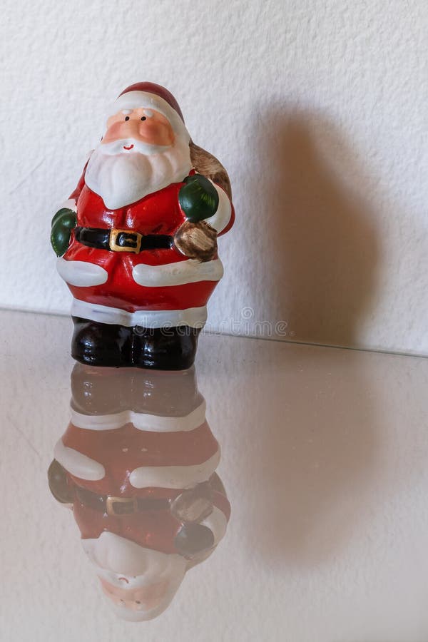 Santa standing there stock photo. Image of surface, glass - 236003816