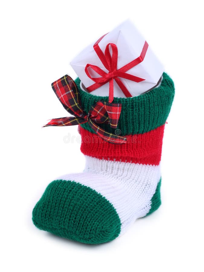 Christmas stocking stock image. Image of hang, stocking - 1585219