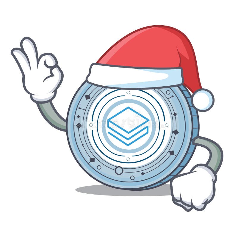 Santa Stratic Coin Mascot Cartoon Editorial Image - Illustration of ...