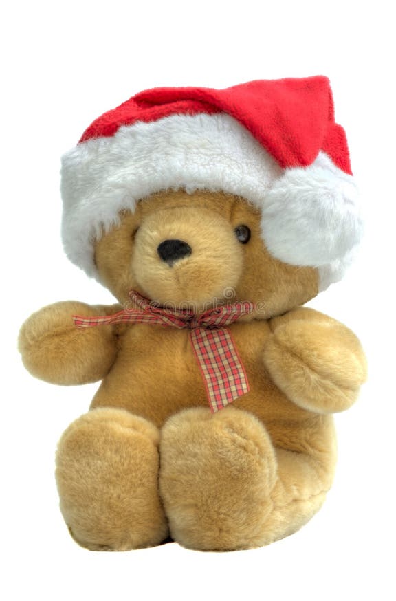 Santa teddy stock photo. Image of december, fabric, happy - 10932718