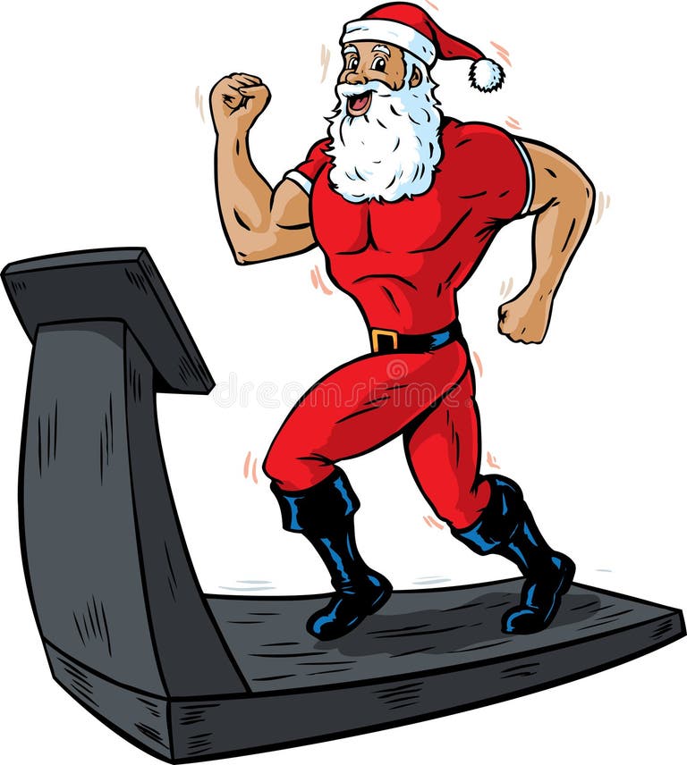 Santa Exercise Stock Illustrations – 2,320 Santa Exercise Stock ...
