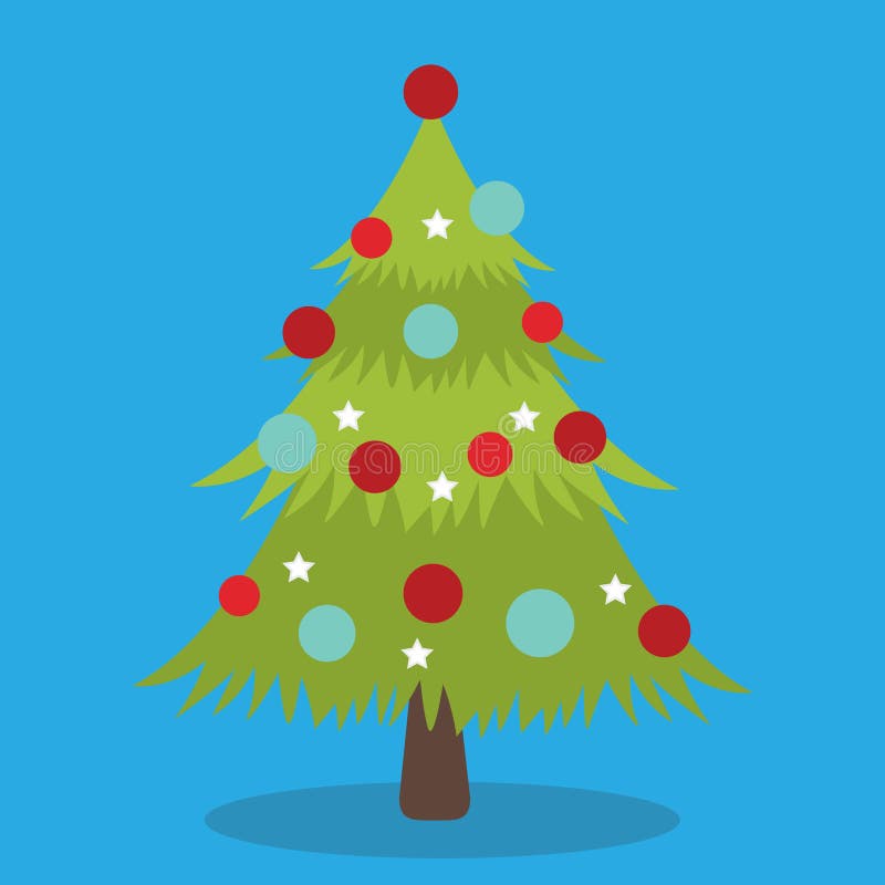 Santa tree 06 stock vector. Illustration of vectors - 197988062