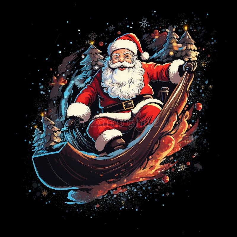 Santa Vector Art stock illustration. Illustration of seasonal - 293200368