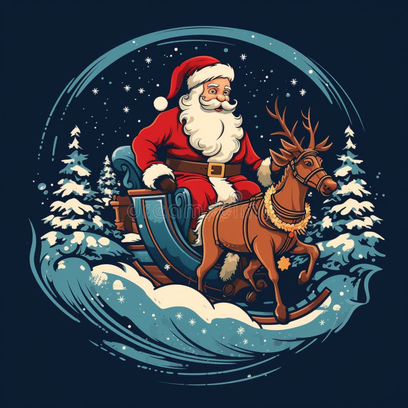 Santa Vector Art stock illustration. Illustration of isolated - 293200370