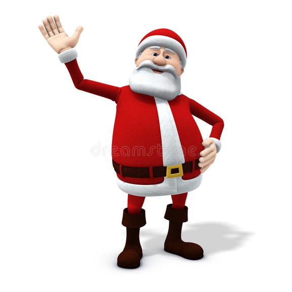 Santa Waving Stock Illustrations – 6,445 Santa Waving Stock ...