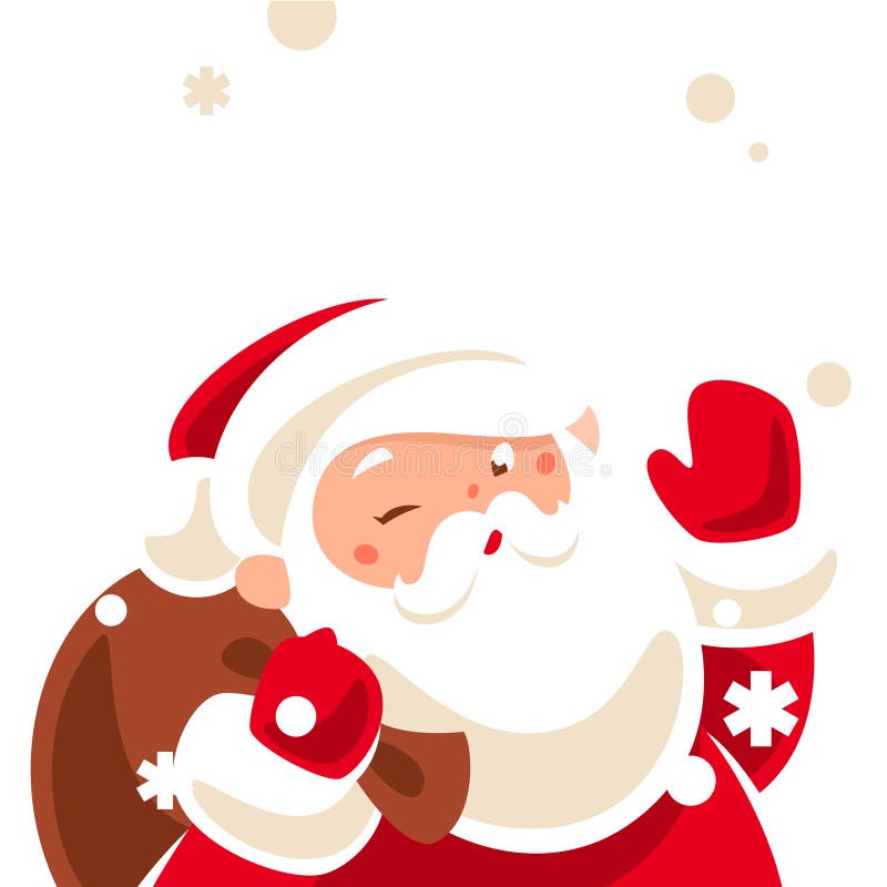 Winking Santa Stock Illustrations – 274 Winking Santa Stock ...
