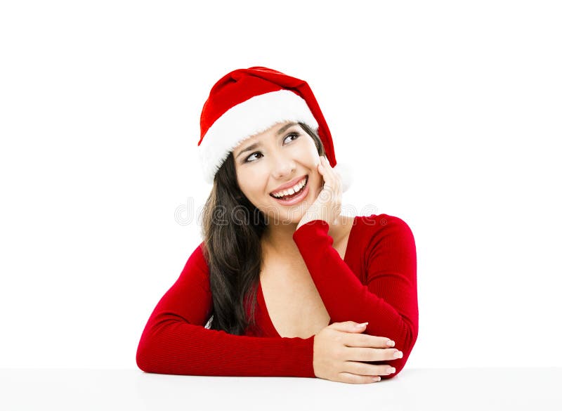 Santa Woman stock photo. Image of joyful, claus, attractive - 27421228