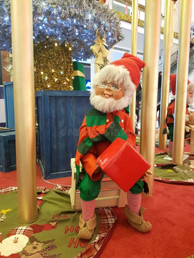 Santa in work editorial stock image. Image of santa - 120501964