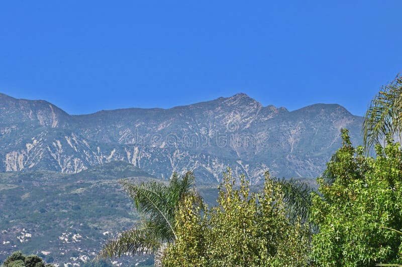Santa Ynez Mountains Passing through Carpinteria California 2 Stock ...