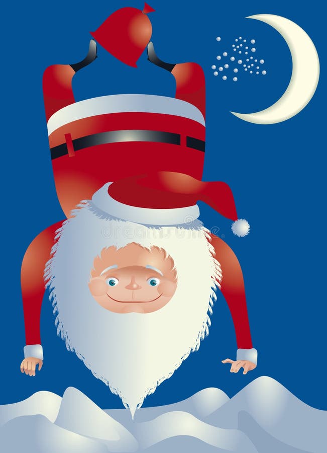 Santa03 stock vector. Illustration of cheerful, celebration - 16379905