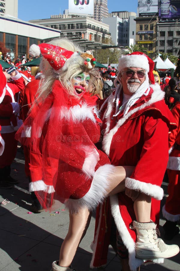 SantaCon, San Francisco editorial photo. Image of party - 68489351