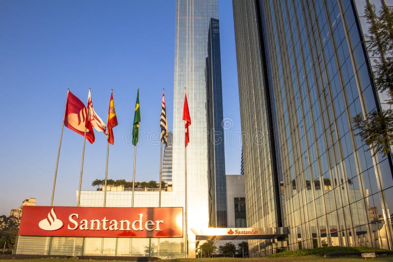 Santander-Bank New York City Redaktionelles Stockbild - Bild von geld ...
