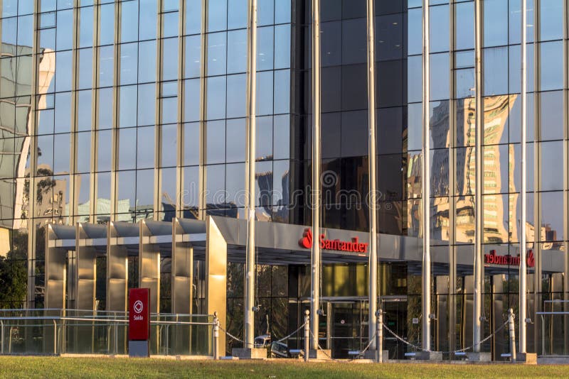 Santander-Bank New York City Redaktionelles Stockbild - Bild von geld ...