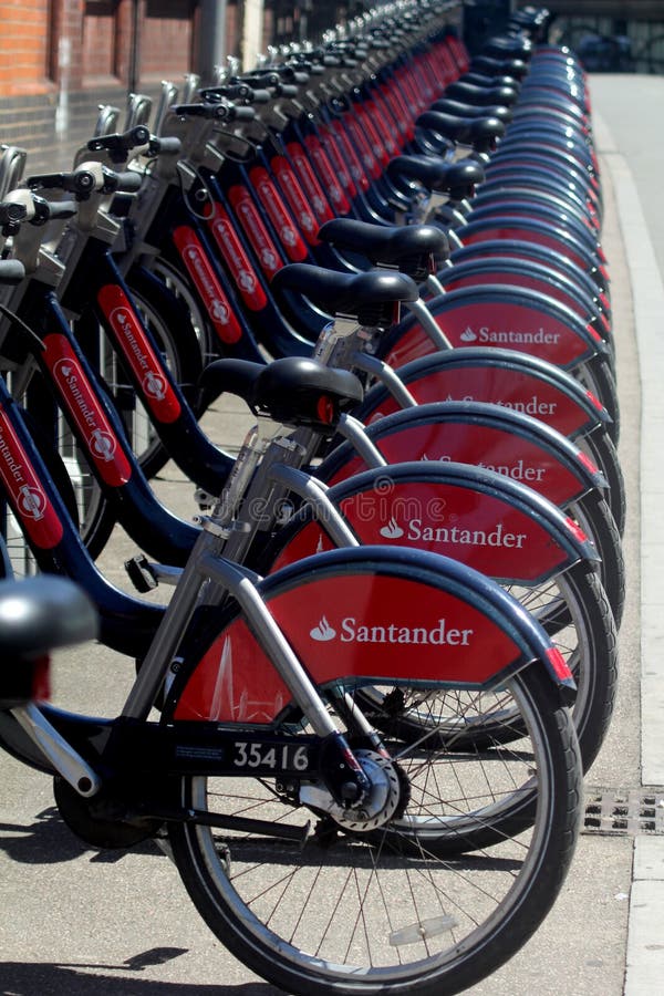 Santander Bicycles editorial photography. Image of bike - 93741887