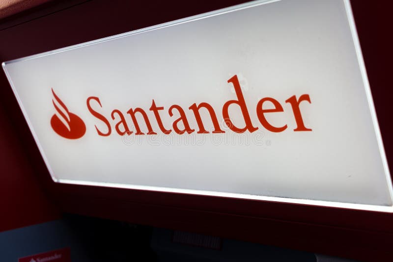 Santander Logo on Santander Bank Office Editorial Photo - Image of ...