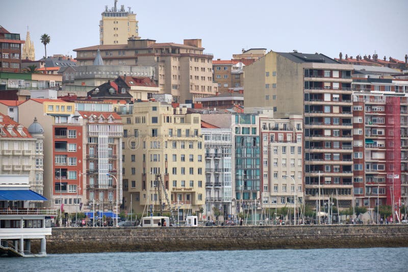 View of Santander stock image. Image of island, place - 265737935