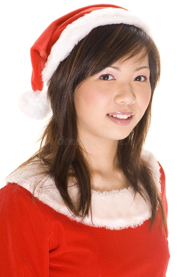 Santarina 2 stock image. Image of santarina, santa, woman - 244899