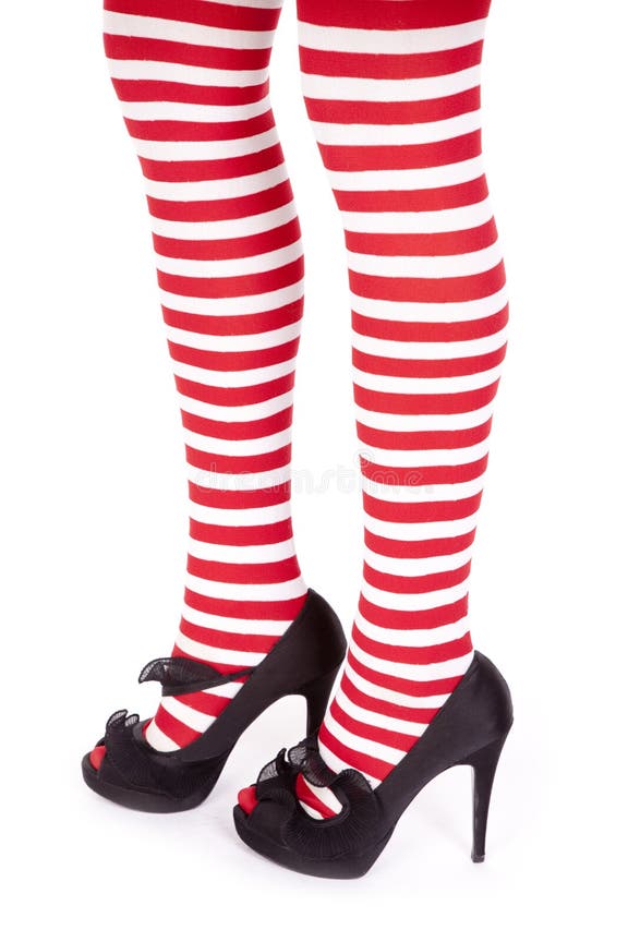 Santas Helper Legs Heels Down Stock Image - Image of santa, shoe: 16521793