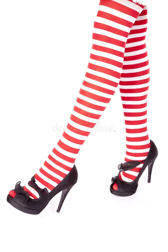 Santas helper legs walking stock photo. Image of beauty - 16521808