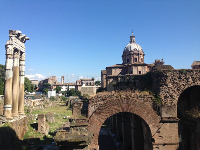 Santi Luca e Martina stock image. Image of santi, martina - 100648635