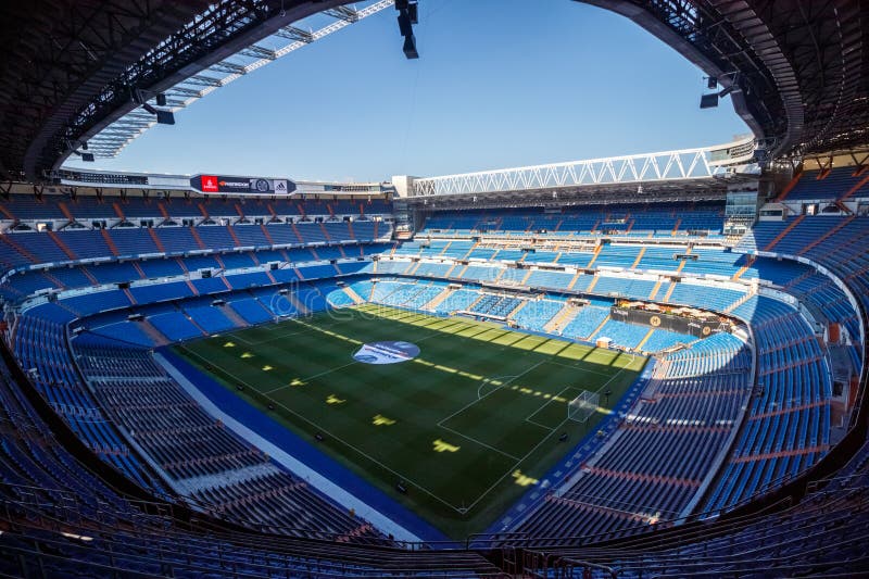 Santiago Bernabeu Stadium editorial image. Image of santiago - 296471090