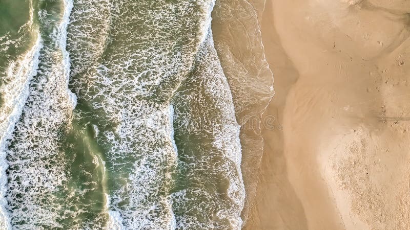 Santinho Beach in Florianopolis. Aerial View from Drone Stock Photo ...