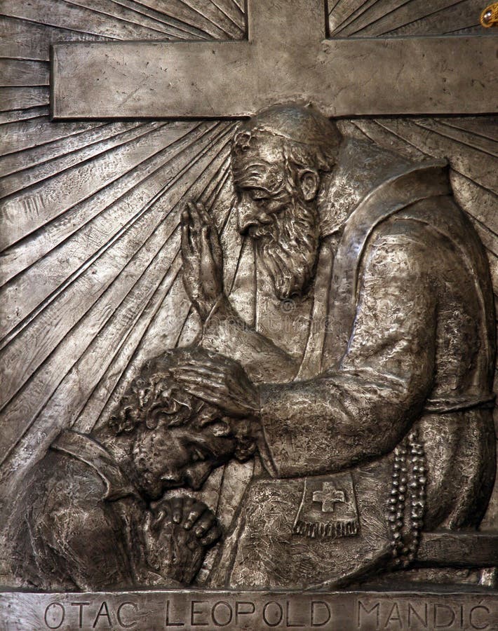 Santo Leopold Mandic foto de archivo. Imagen de evangelio - 132025430