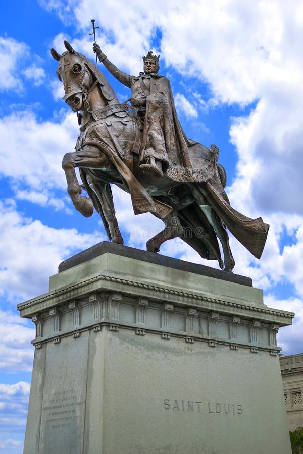 Santo Louis Art Museum Equestrian Statue Fotografía editorial - Imagen ...