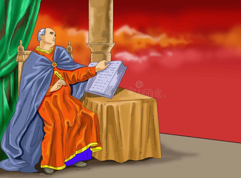 Santo Santa Calendar Christian Idea Stock Illustration - Illustration ...