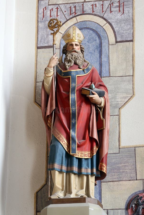 Santo Ulrich de Augsburg foto de archivo. Imagen de antigüedad - 103240024