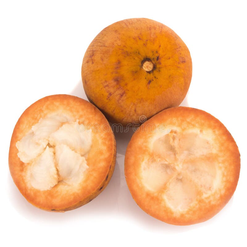 Santol Fruit Isolated on White Background Stock Image - Image of ...