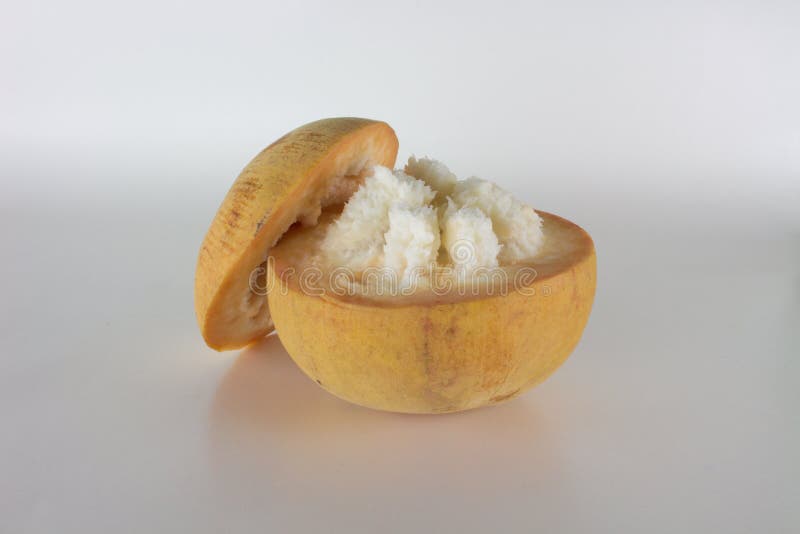 Santol Fruit Yellow Isolated Stock Photo - Image of fruit, stem: 45665304